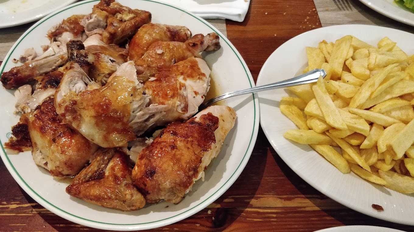 Los 12 pollos asados de Monte Caramelo-Masustegui Bilbao