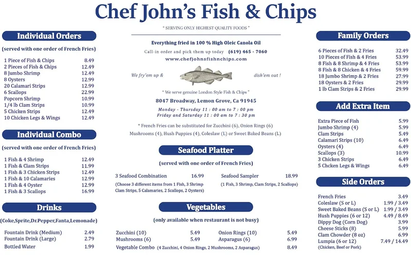 Best of 15 fish and chips in San Diego