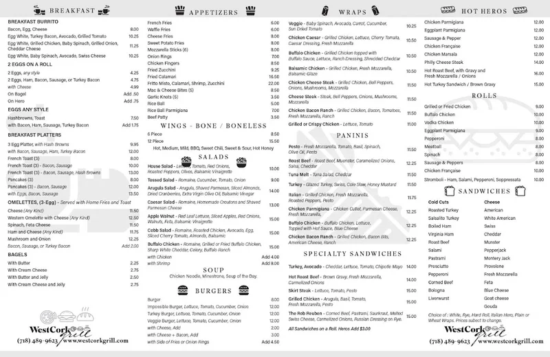 West Cork Grill - Reviews & Menu - New York City
