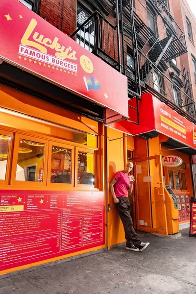 Lucky's Famous Burgers - Reviews & Menu - Hell's Kitchen NYC